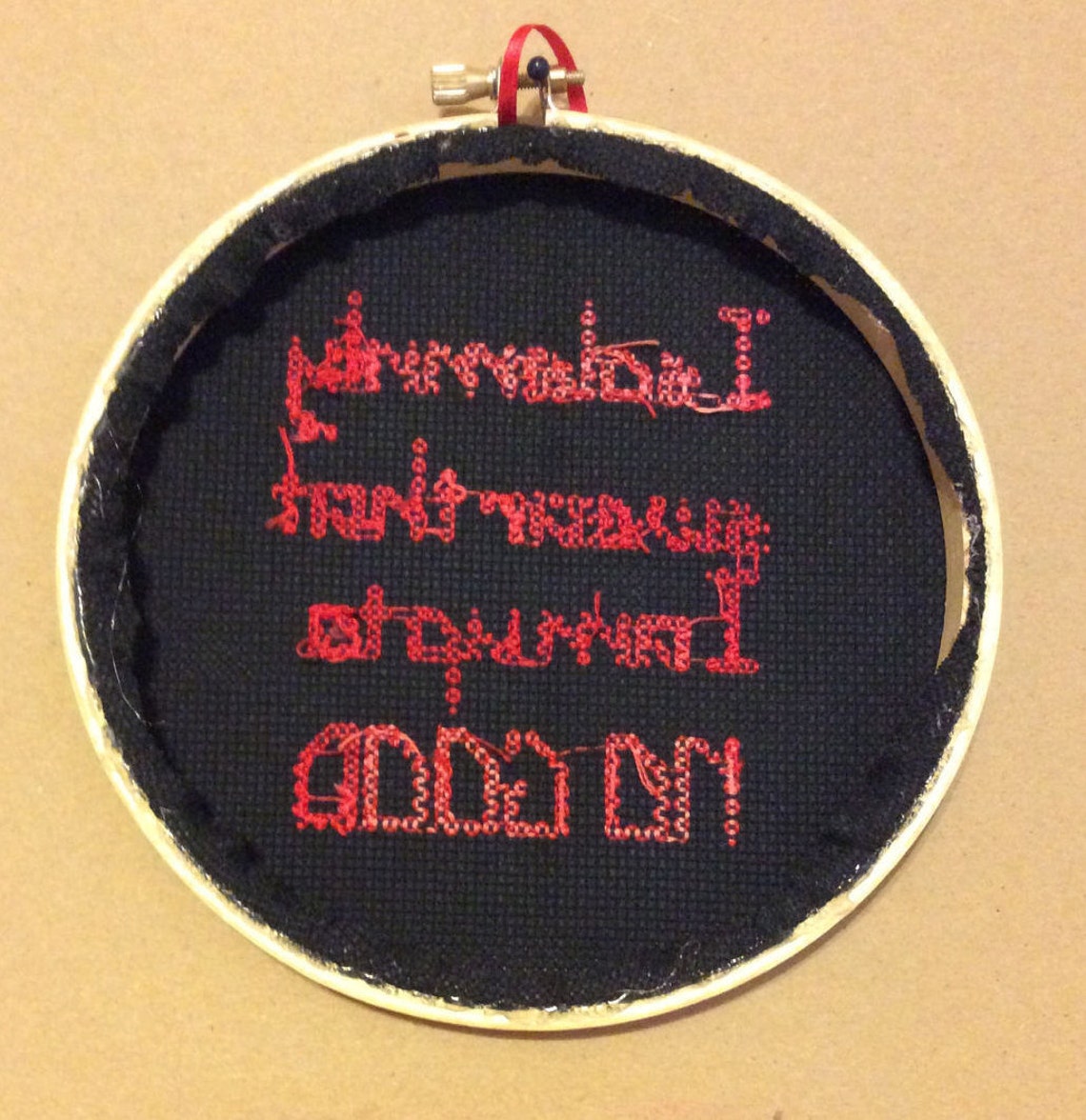 I Solemnly Swear That I Am up to No Good Finished Cross Stitch - Etsy