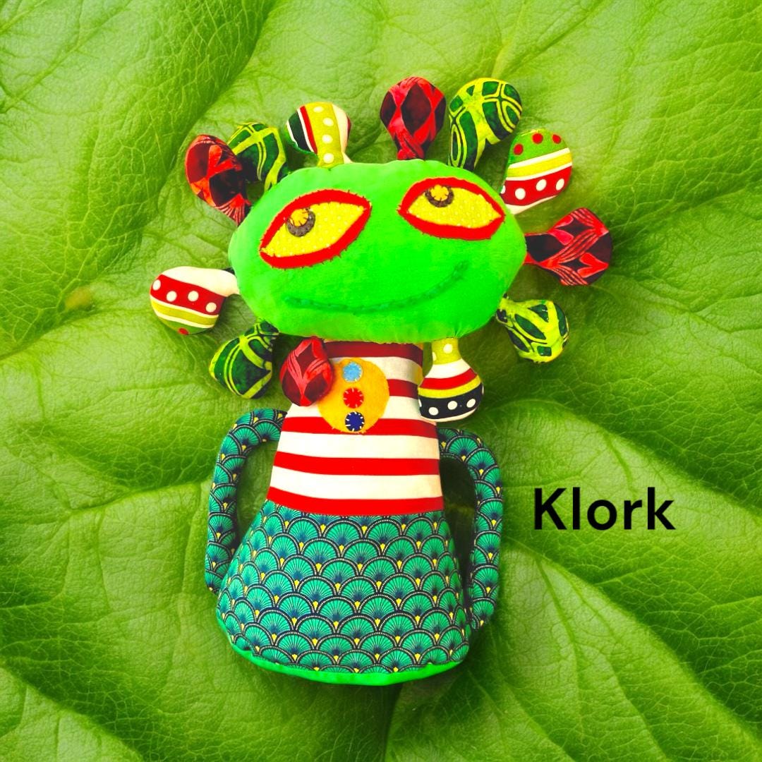 Goblincore Creepy Cute Handmade Original Design Goblin Doll; Mothers ...