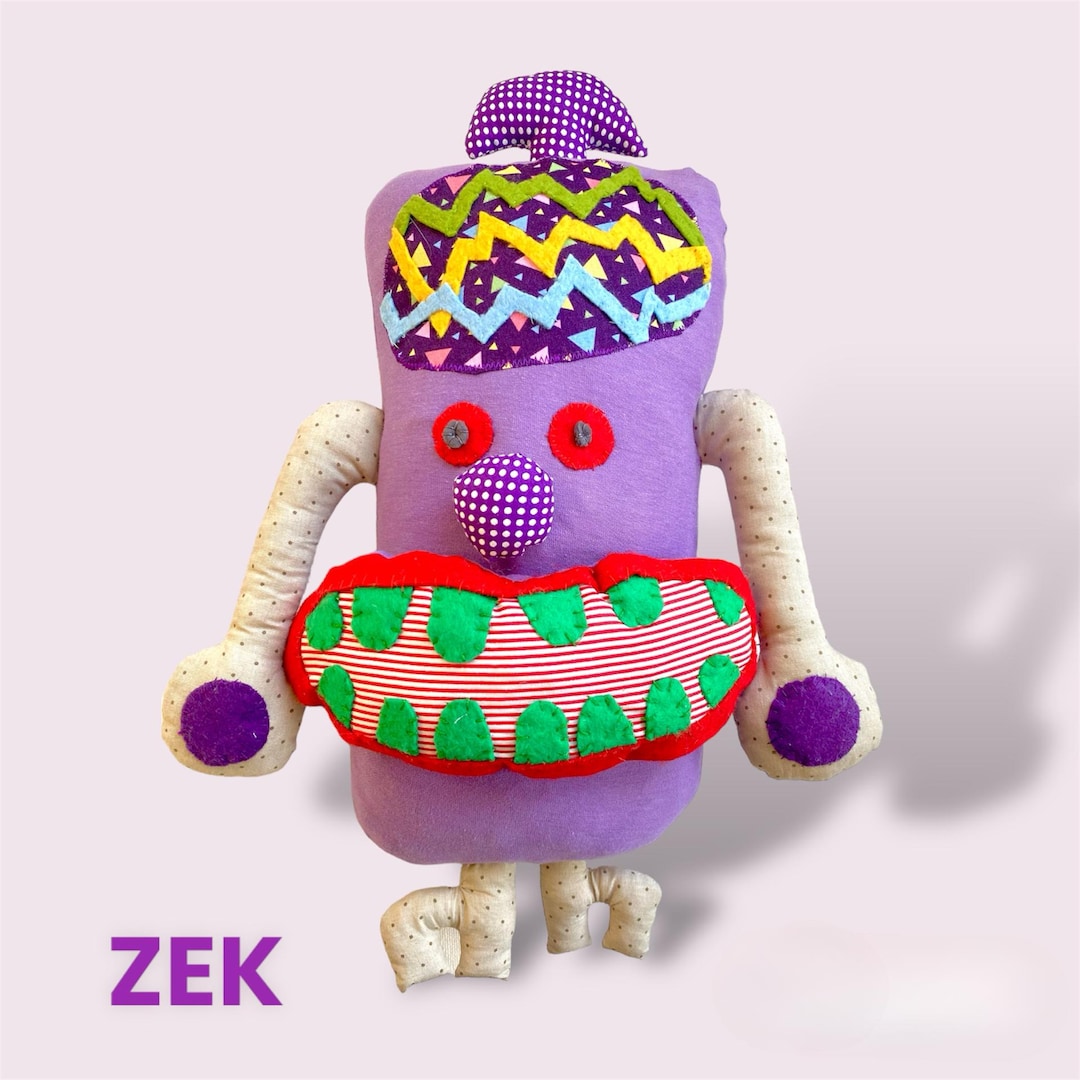 Funny Monster Handmade Art Toy; Gift for Math Geeks - Etsy