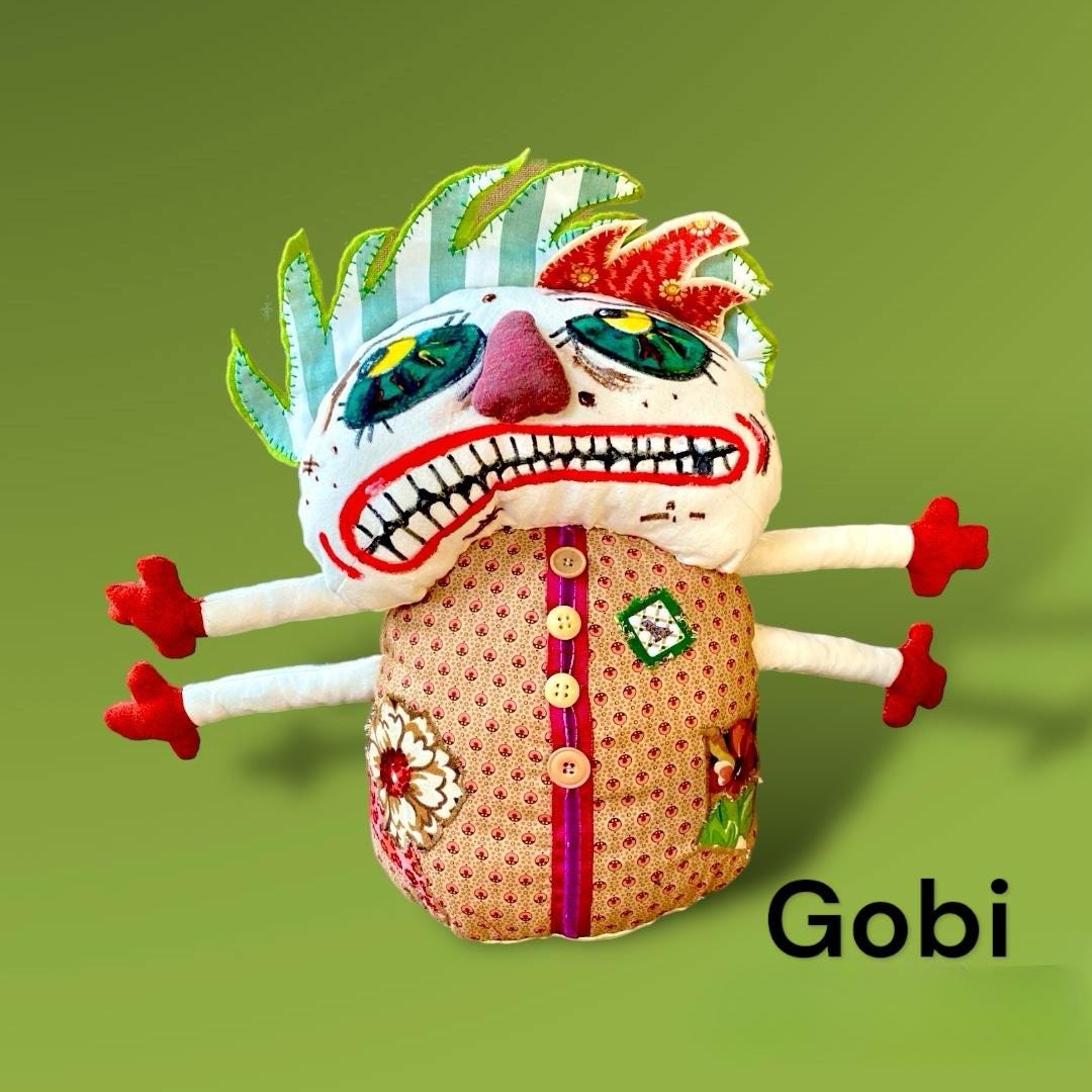 Goblincore Cottagecore Handmade Goblin Doll, Funny Hugging Monster Toy ...