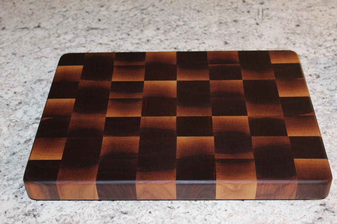 Black Walnut Chopping Block Cutting Board Handmade Kitchen Essential ...