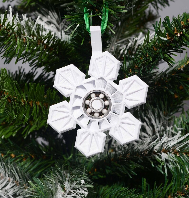 Snowflake Spinner Tree Decoration and Toy Will Decorate - Etsy