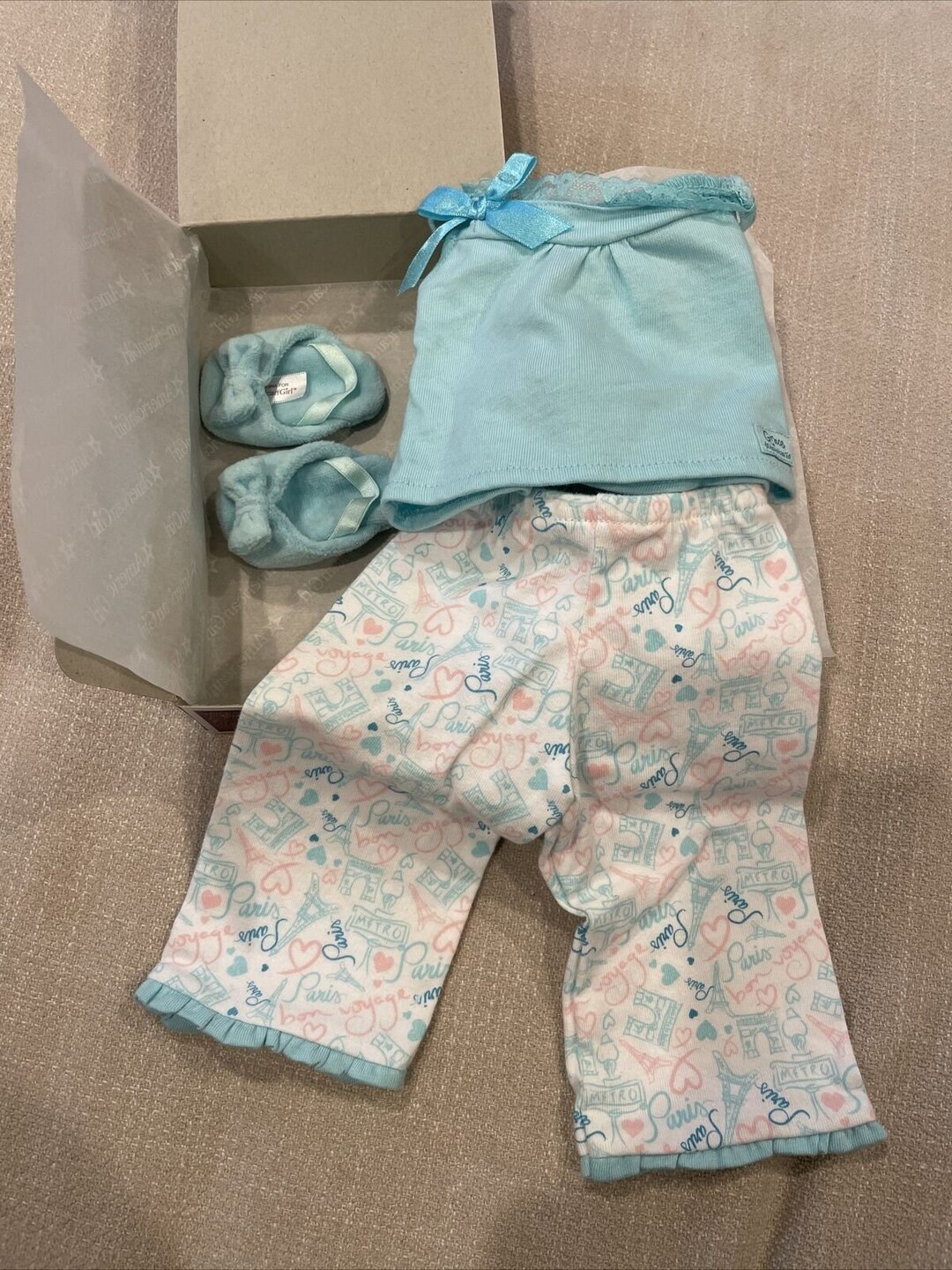 American Girl Doll Grace’s Pajamas Outfit RETIRED Girl of the Year GOTY ...