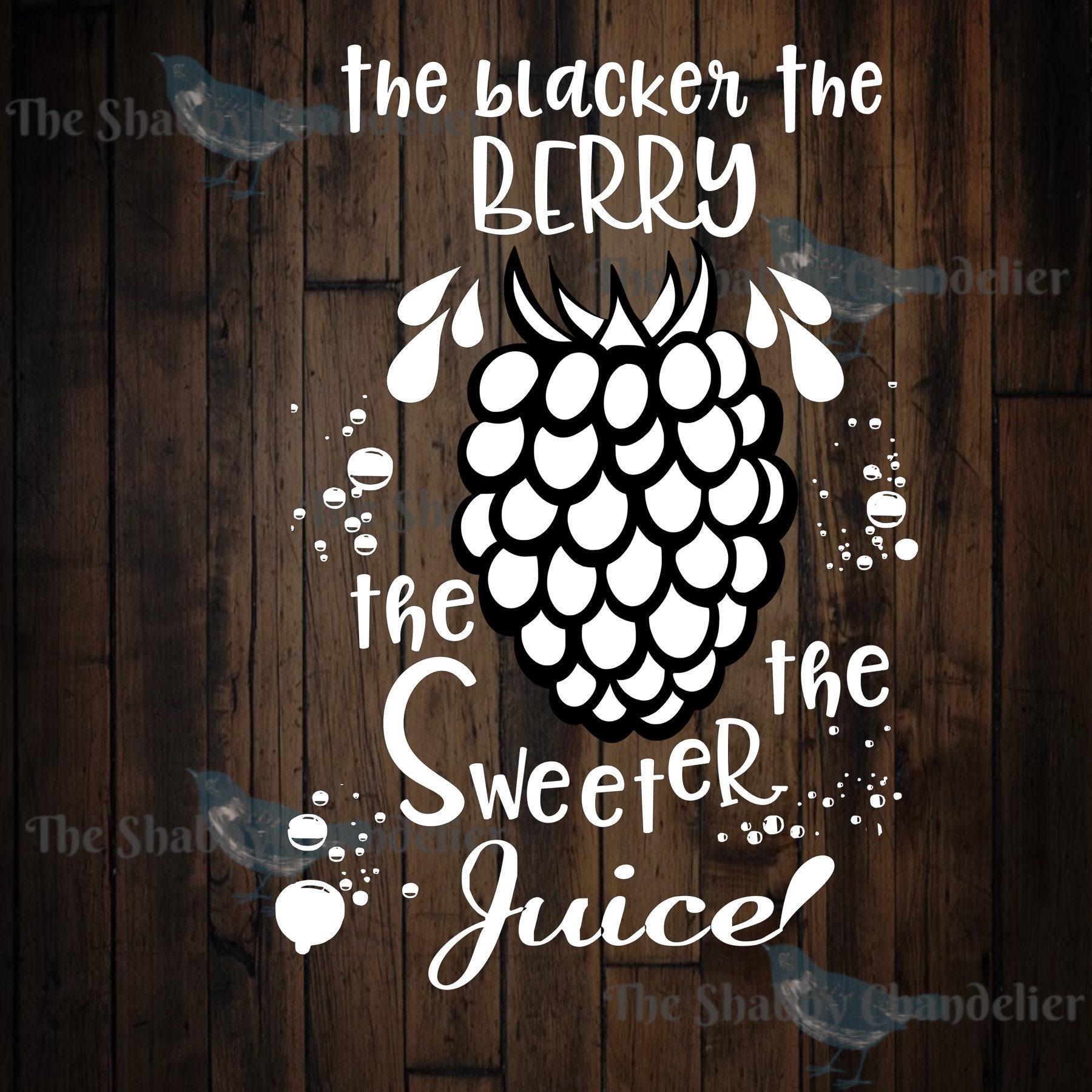 The Blacker the Berry the Sweeter the Juice - Etsy