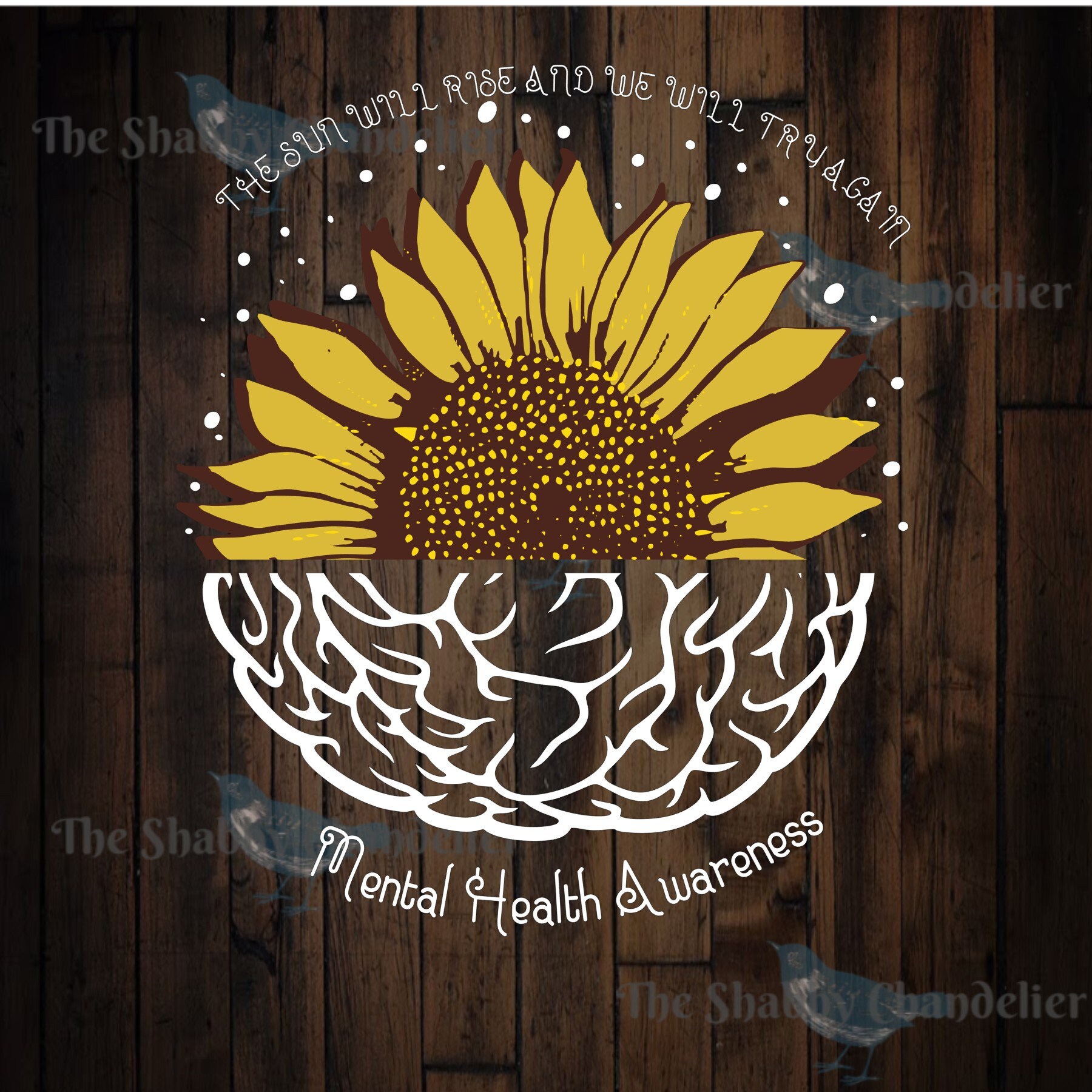 Mental Health Awareness Sunflower Etsy