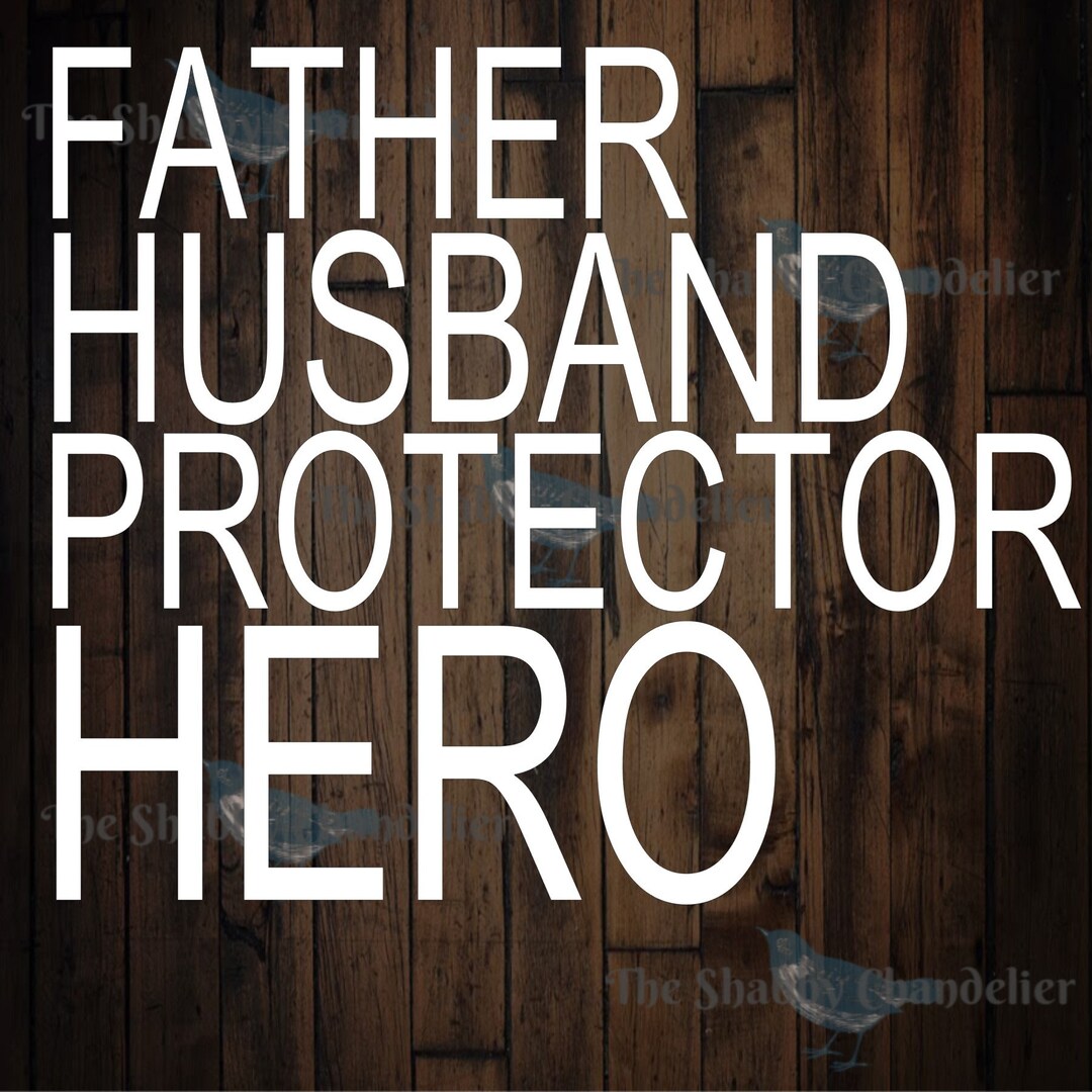 Father Husband Protector Hero - Etsy