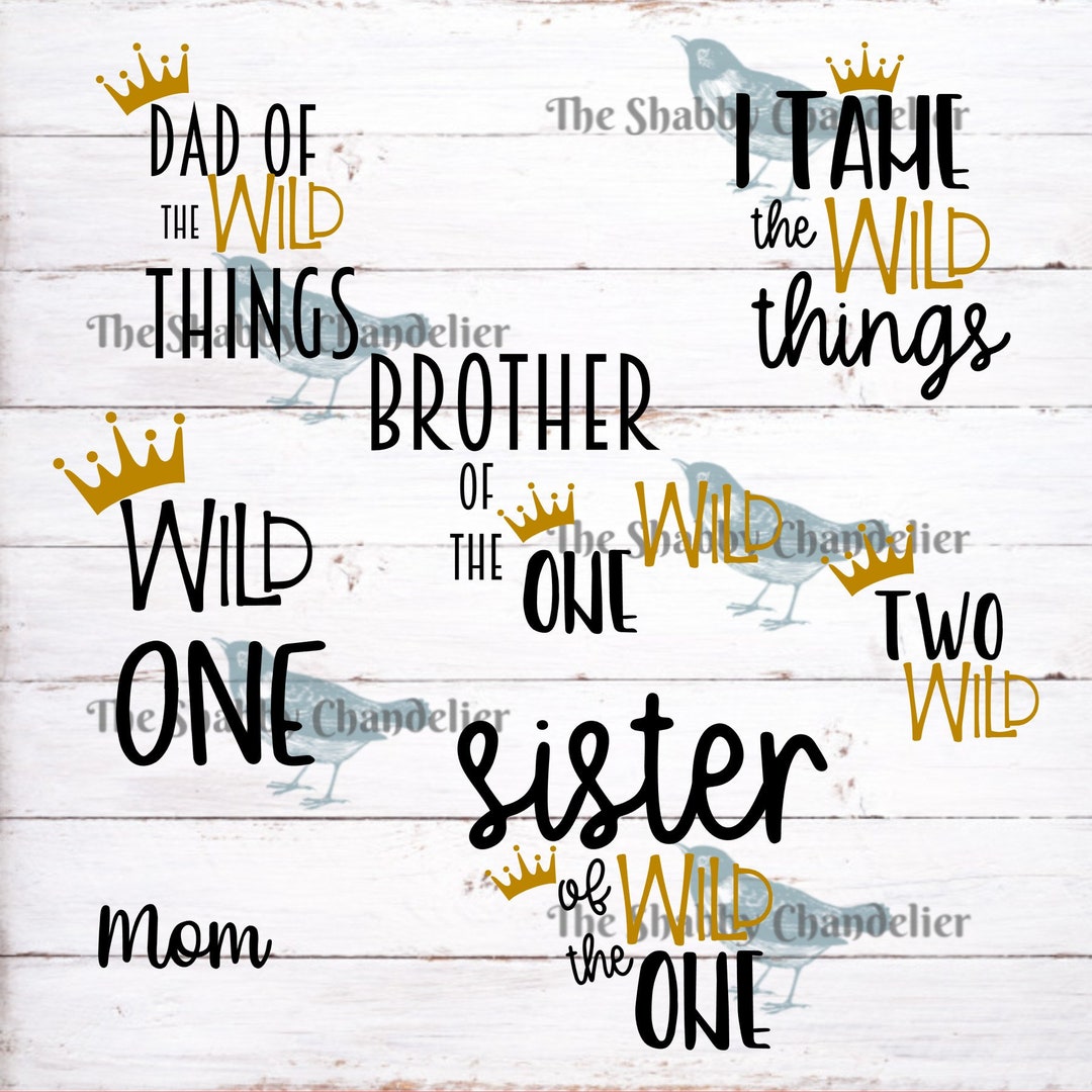 Wild One Family - Etsy