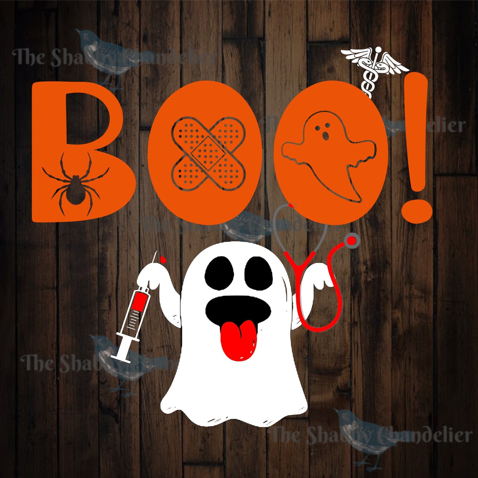 Boo Nurse Syringe, Medical Symbol Stethoscope - Etsy