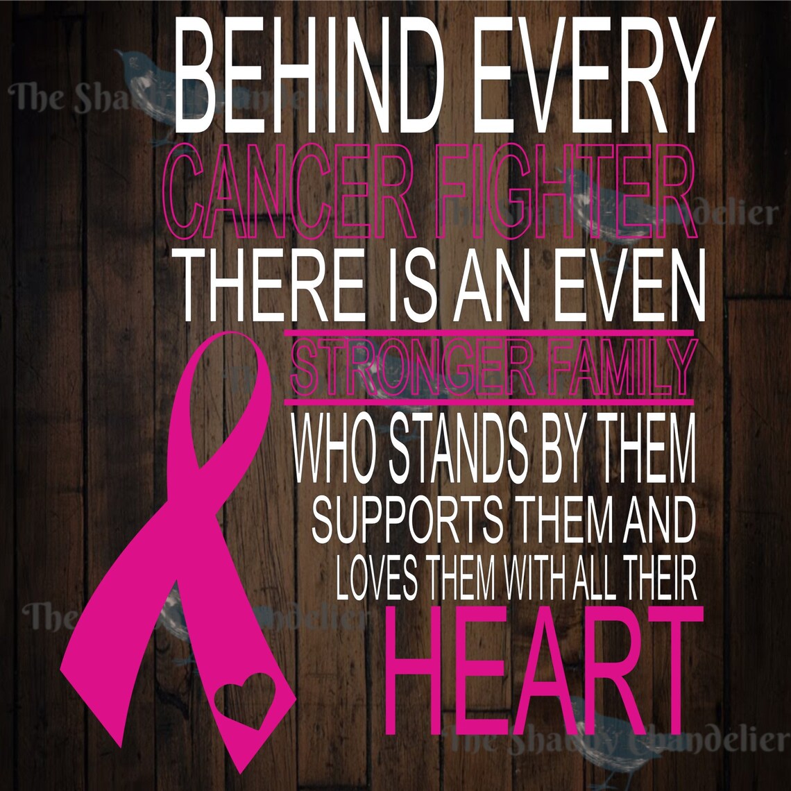 Behind Every Cancer Fighter There is an Even Stronger Family - Etsy