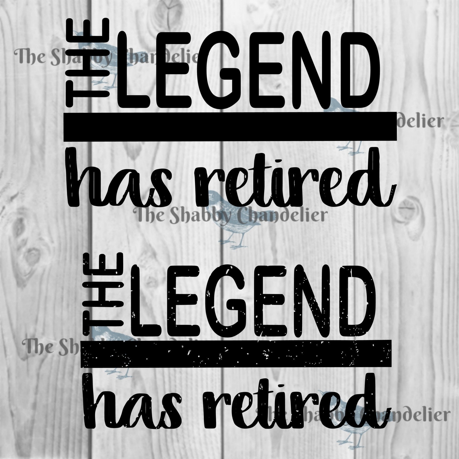 Legend Retired | Etsy
