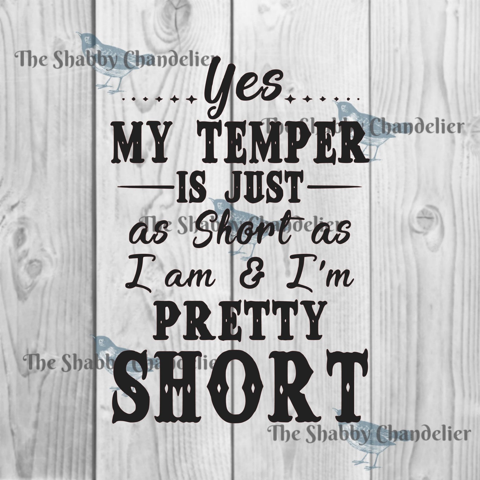 Short Temper - Etsy