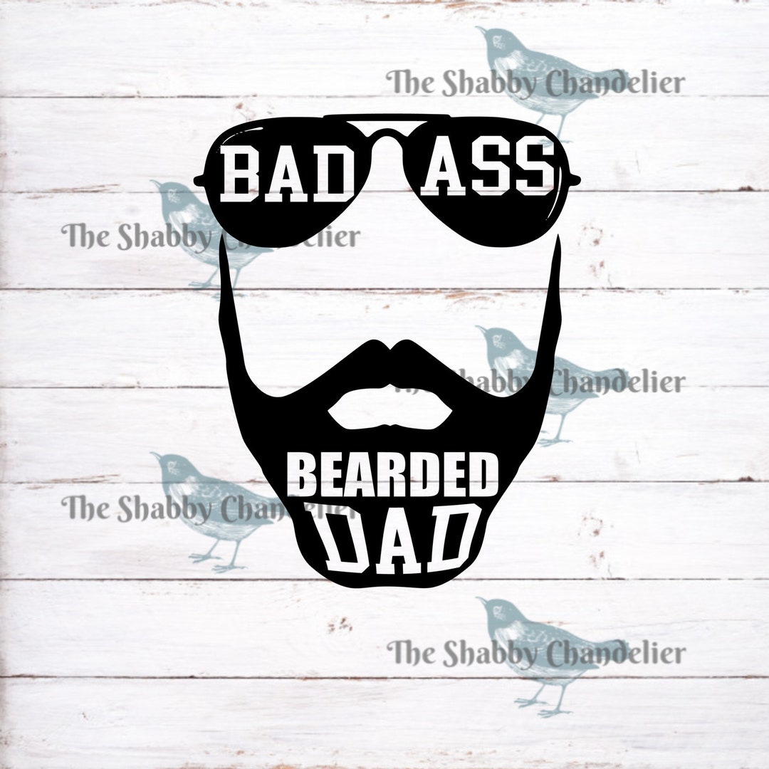 Badass Bearded Dad - Etsy