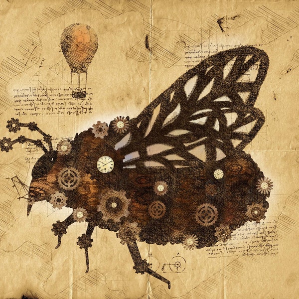 Steampunk Bee - Etsy