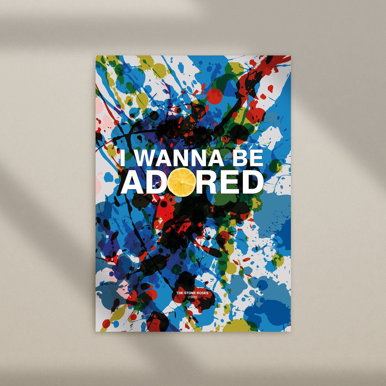 Stone Roses, I Am the Resurrection, Lyrics, Print, Poster, Graphics ...