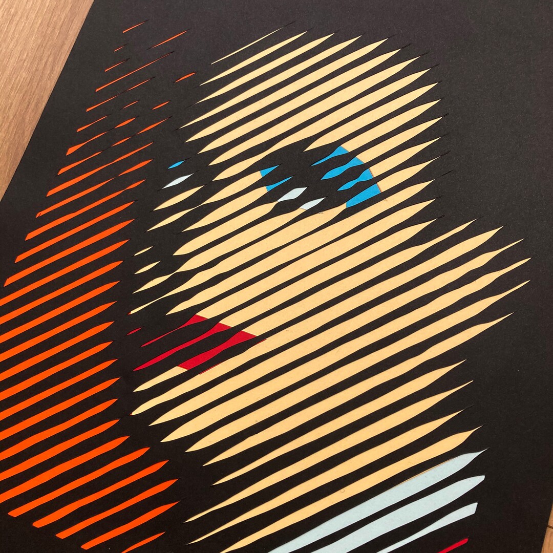 Robert Smith, the Cure Portrait – Hand-cut Paper – Wall Art – Robert ...