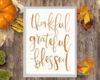 Fall quote print | Etsy