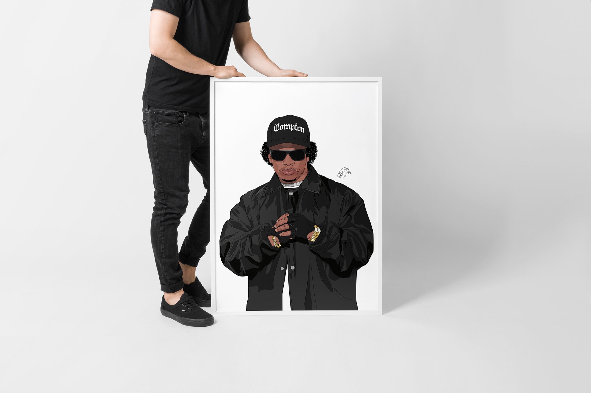 Eazy E Poster Print Hip Hop Pop Art Bedroom Bathroom Home - Etsy