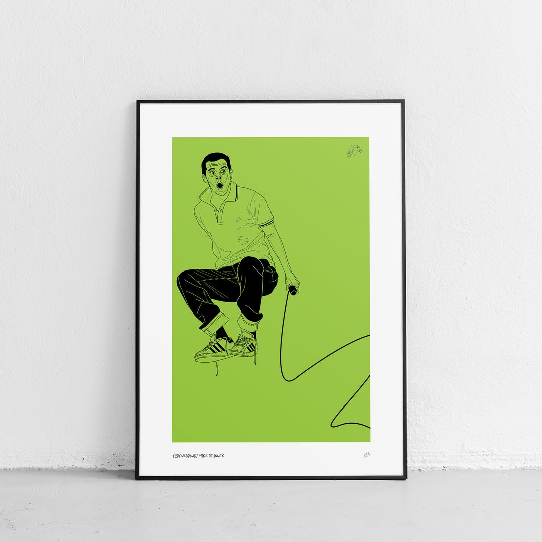 Mike Skinner the Streets Poster Print Green Pop Art Home Decor - Etsy