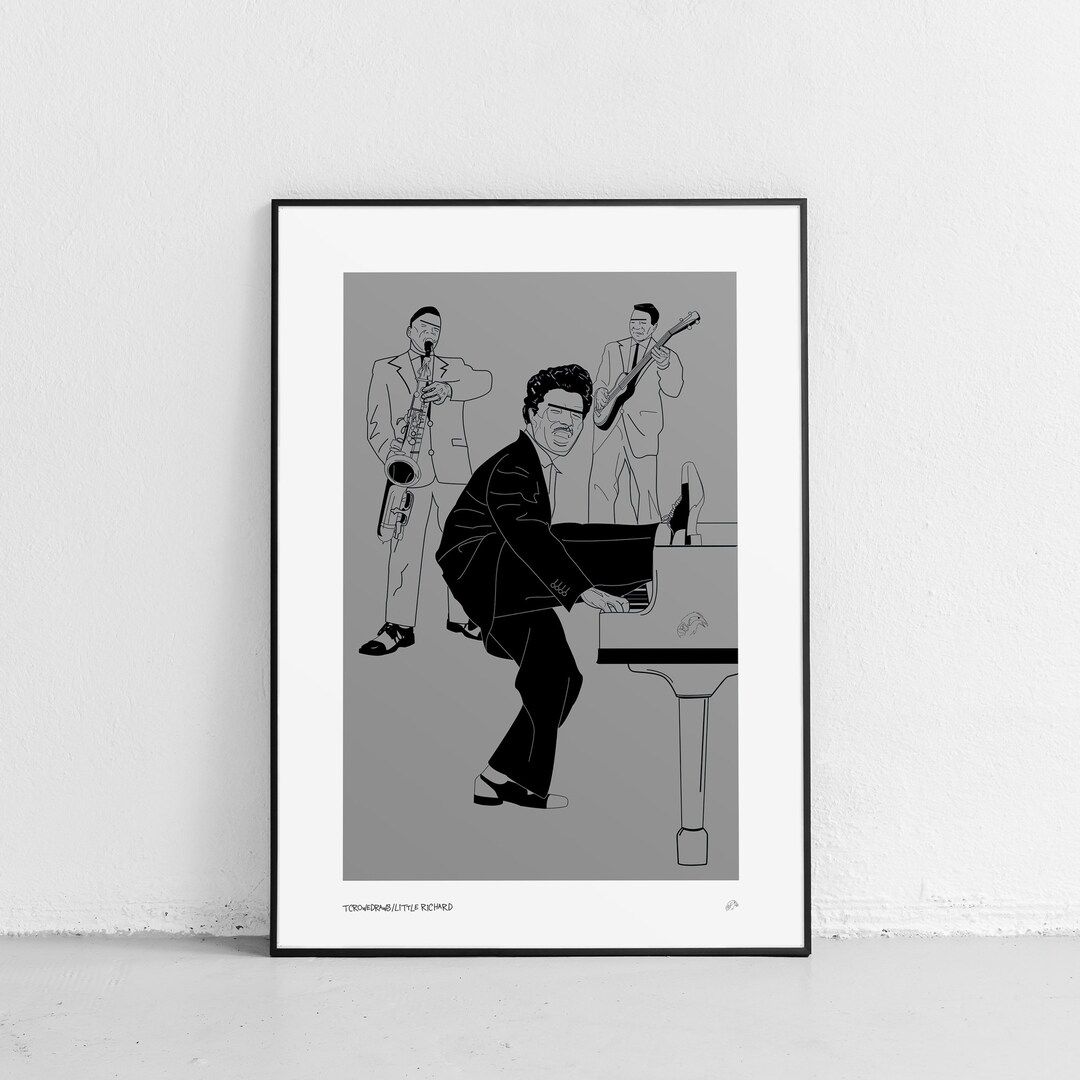 Little Richard Poster Print Pop Art Rock & Roll Legend Home - Etsy