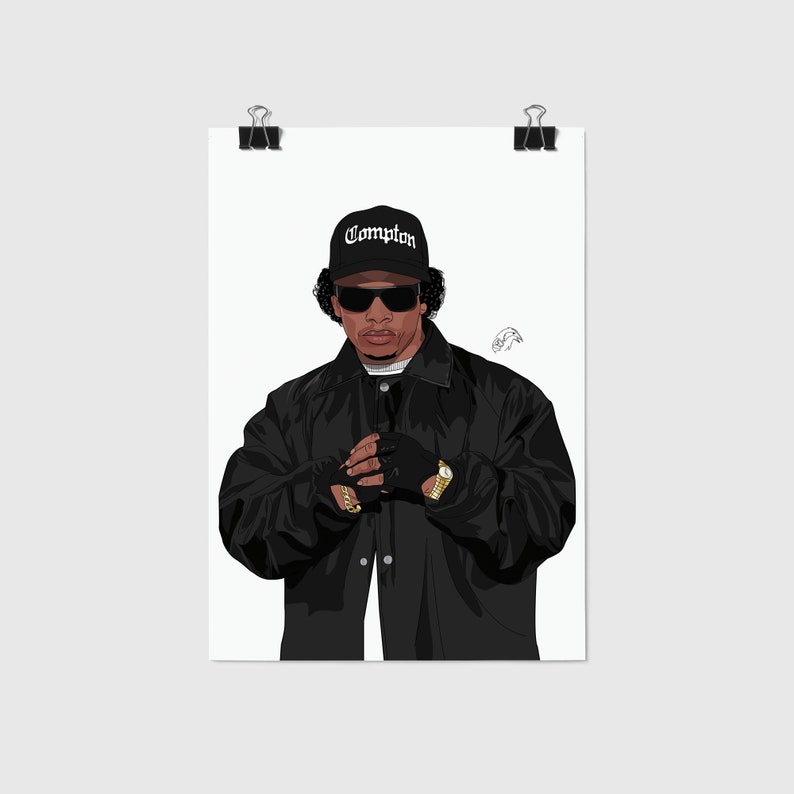 Eazy E Poster Print Hip Hop Pop Art Bedroom Bathroom Home - Etsy UK
