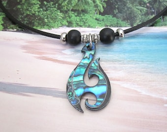 Maori Hei Matau New Zealand Fish Hook Bone Necklace Choker - Etsy