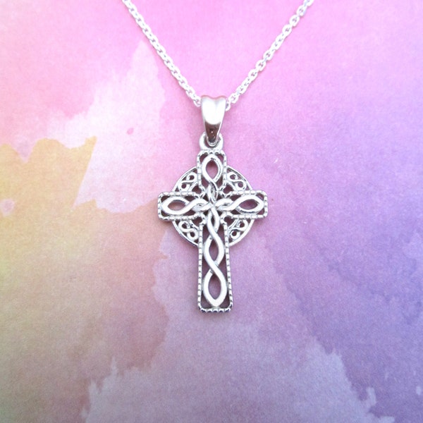 Infinity Cross Necklace - Etsy