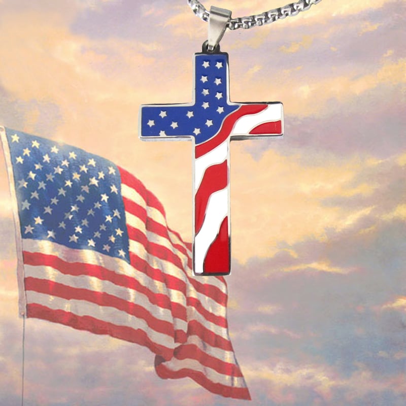 Patriotic Pendant - Etsy