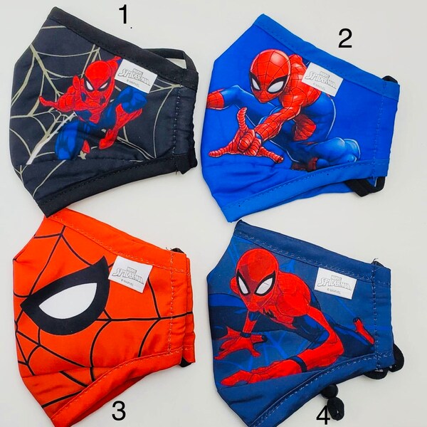 Spiderman Kids Face Mask - Etsy