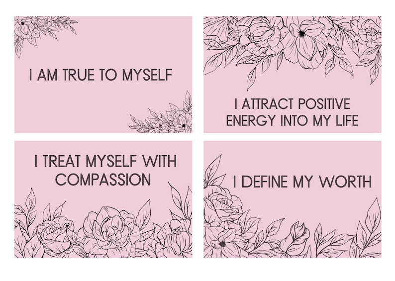Affirmation Cards - Etsy
