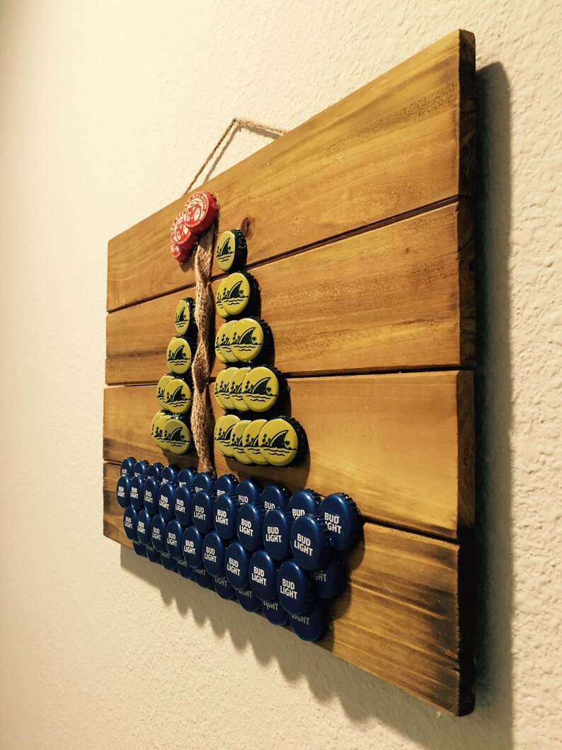 Bottlecap Sailboat - Etsy