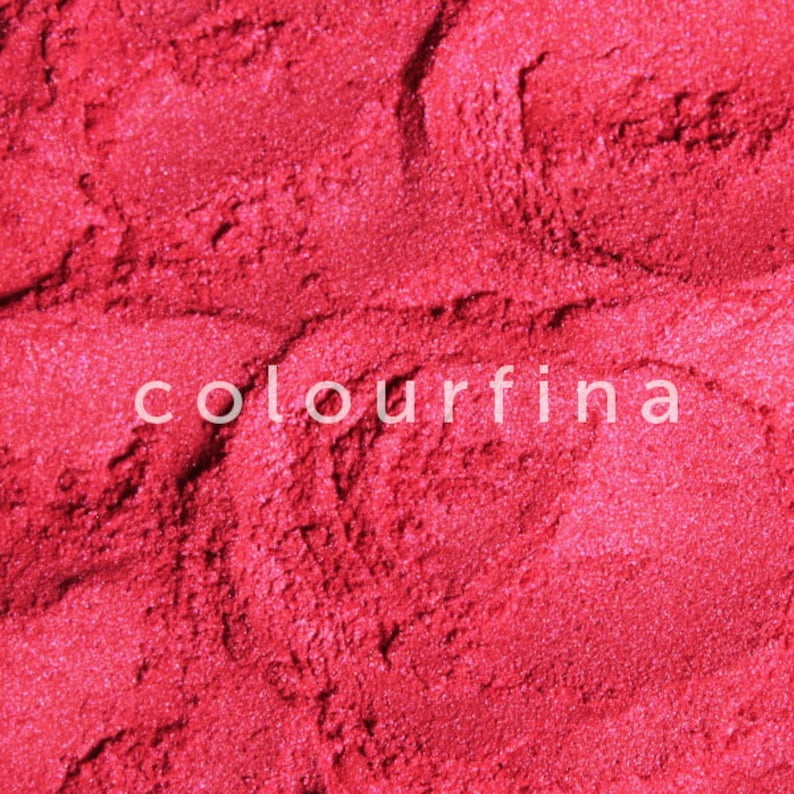 Rock Star Red Synthetic Mica Powder - Etsy