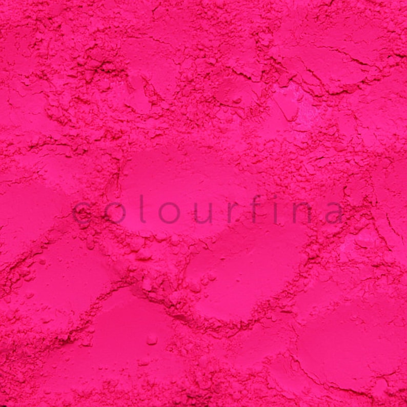 Neon Pink Fluorescent Powder Pigment - Etsy UK