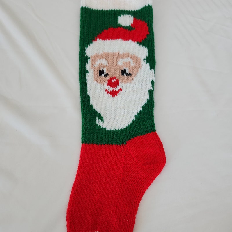 Santa Claus Socks - Etsy