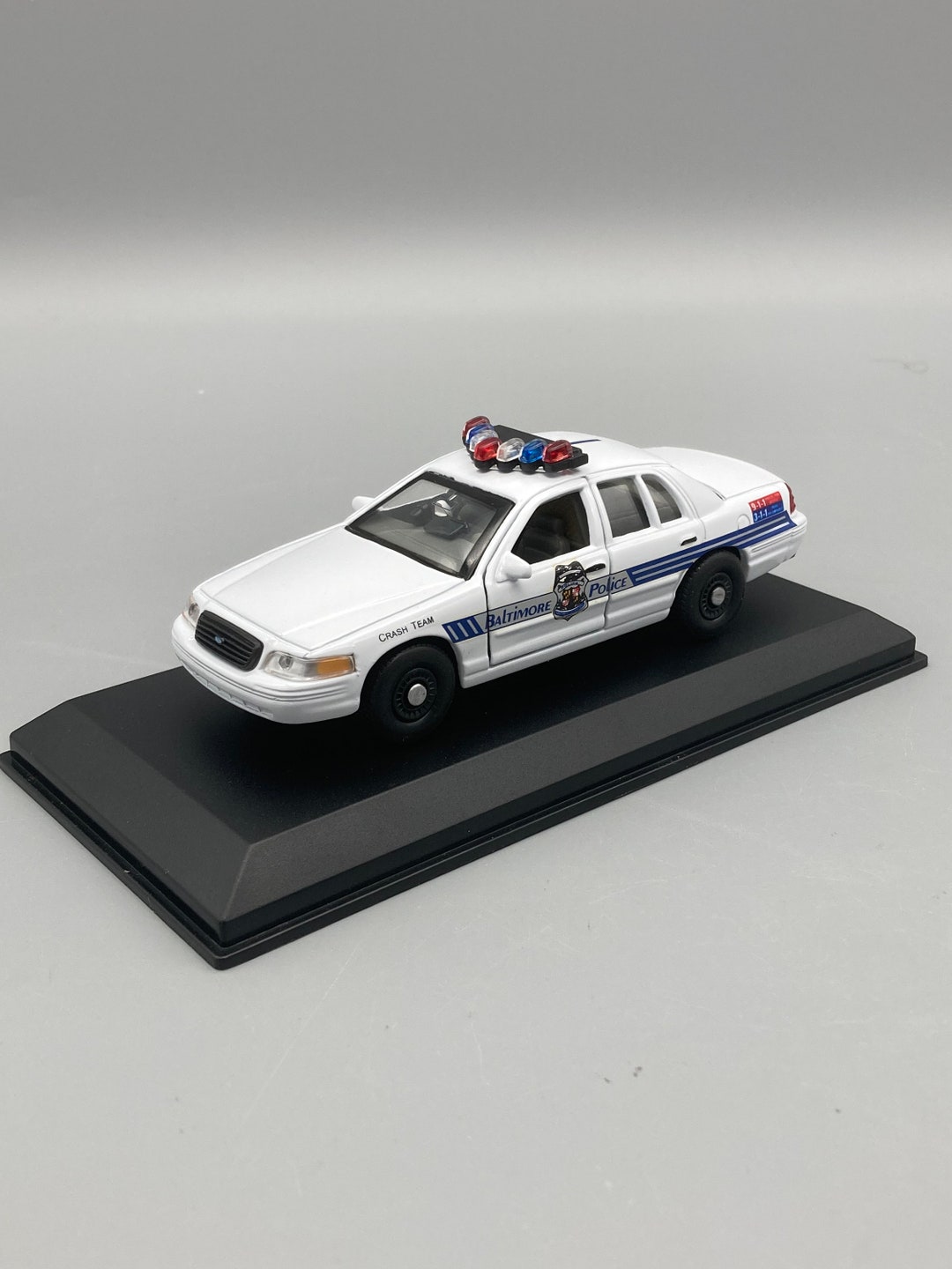 Vintage Baltimore Police Car Scale Model Crown Victoria Crash Team Car ...