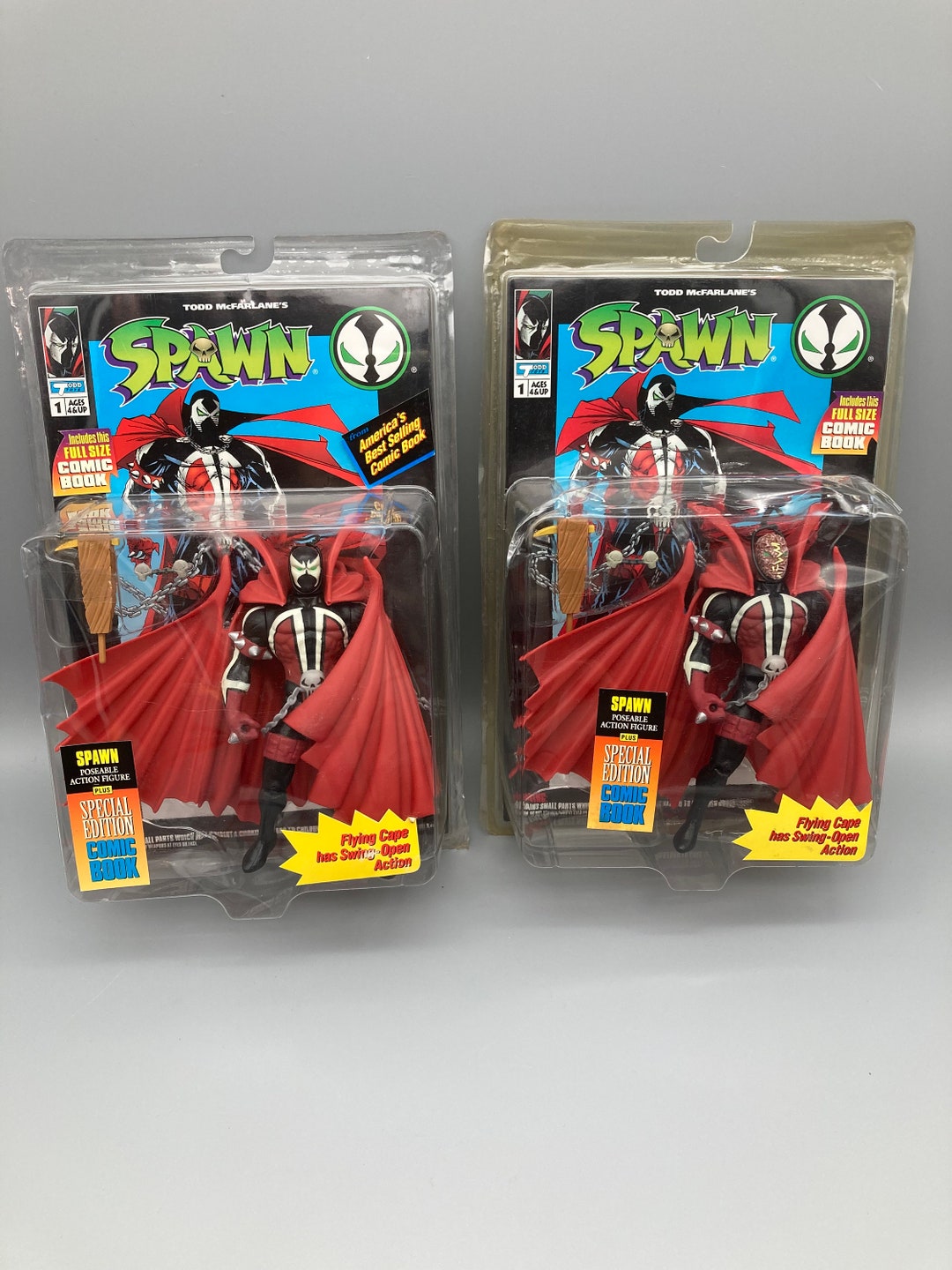 Vintage Spawn Flying Cape Action Figures With Special Edition - Etsy