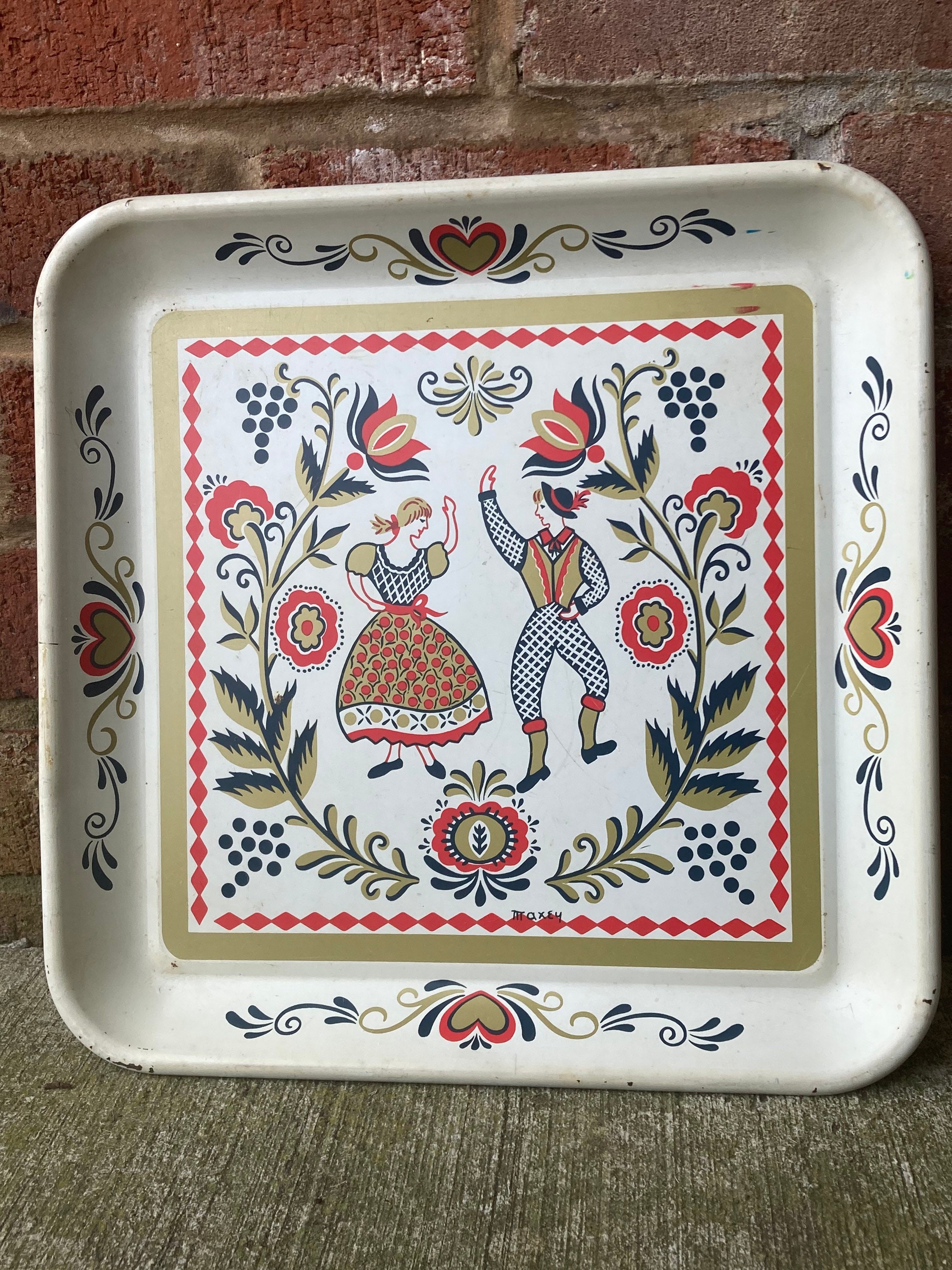 Vintage Dutch tray Home Décor Home & Living etna.com.pe