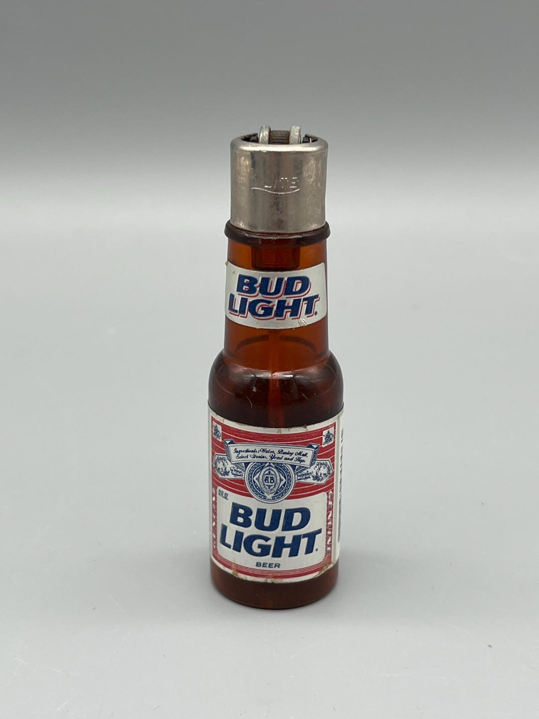 Bud Light Bottle Lighter Mini Beer Bottle Cigarette Lighter Vintage ...
