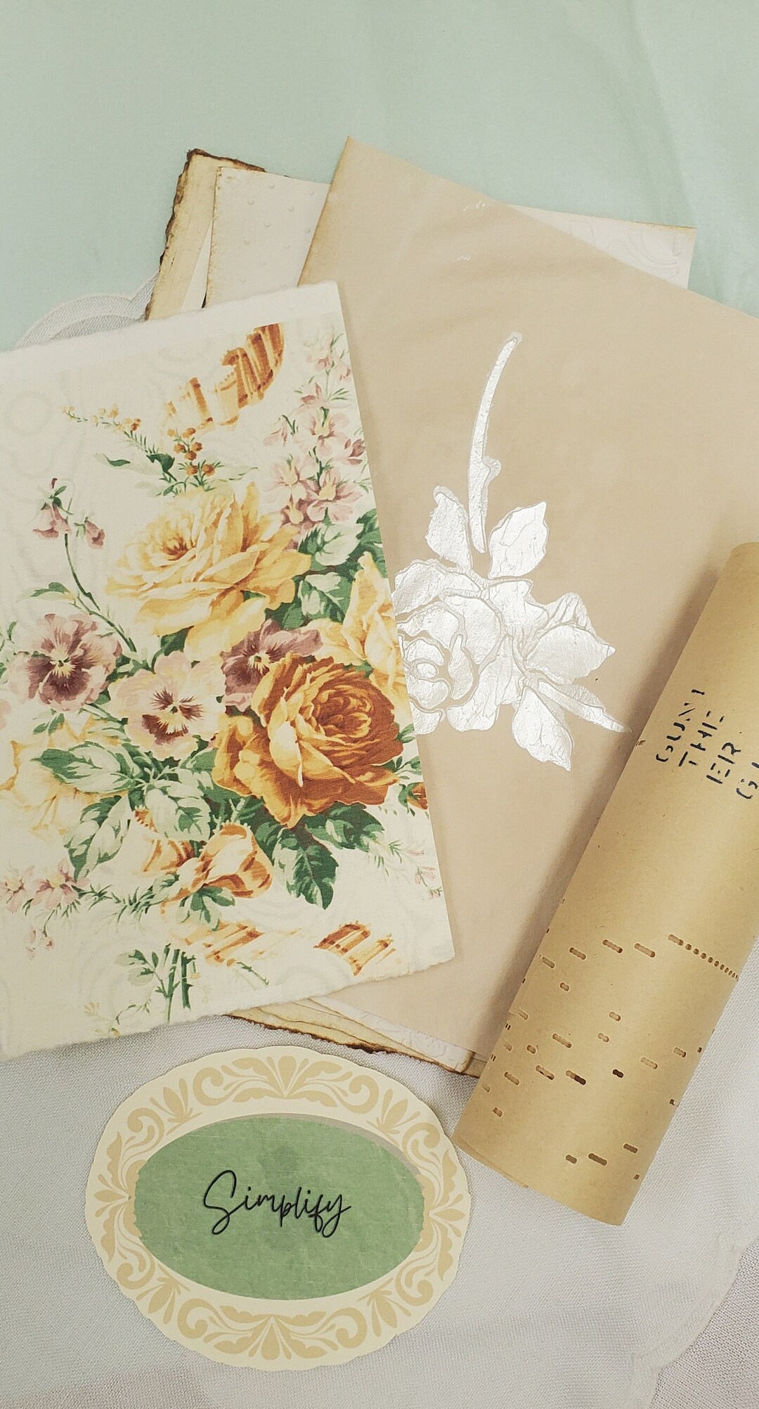 Handmade Paper, Journaling Cards, Stationery, Simplify, Faith Notes - Etsy