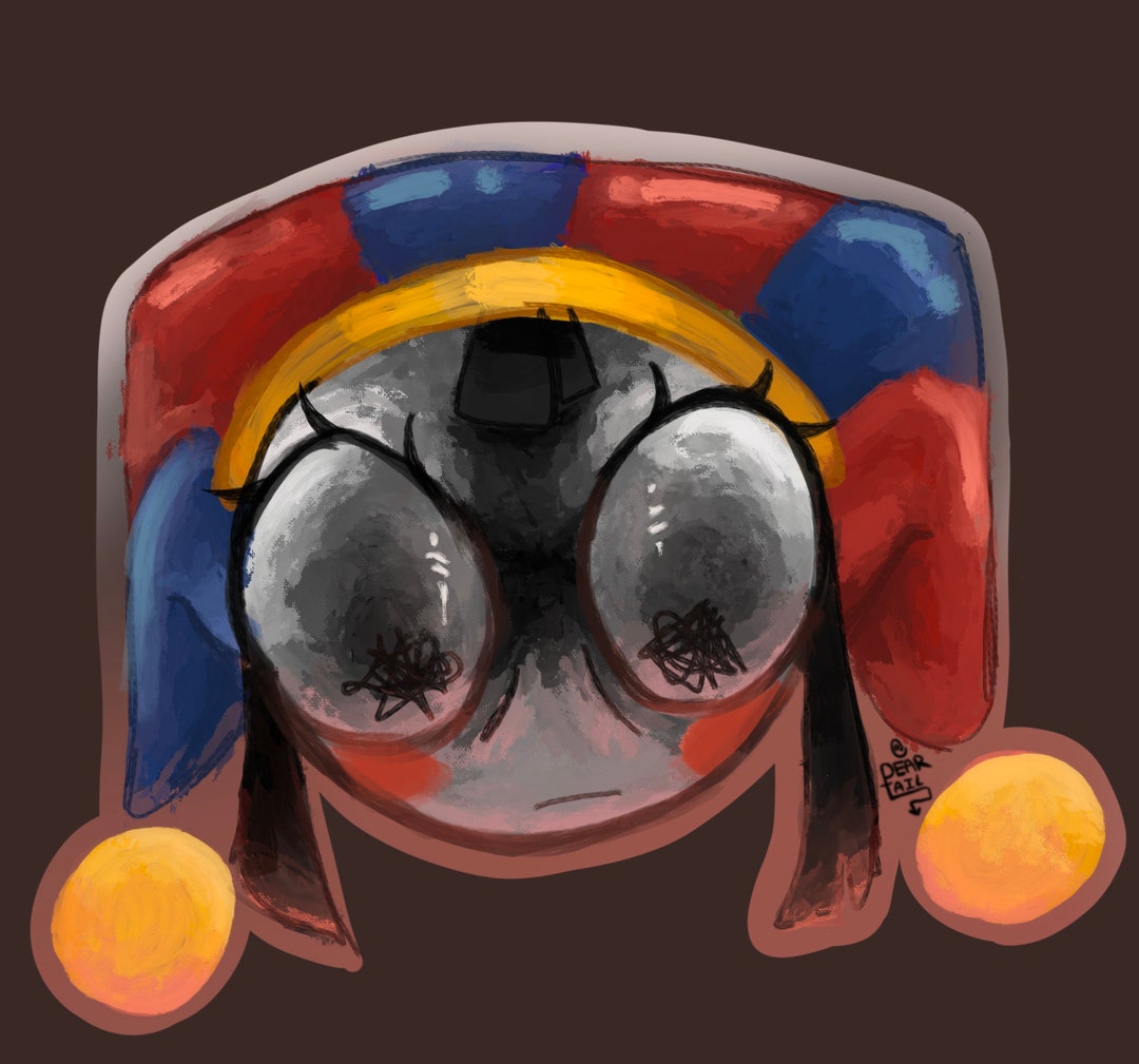 Pomni the Amazing Digital Circus Holographic Sticker - Etsy