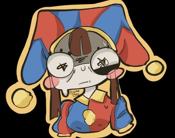 Pomni Boowomp Meme Acrylic Charm & Sticker the Amazing Digital Circus ...