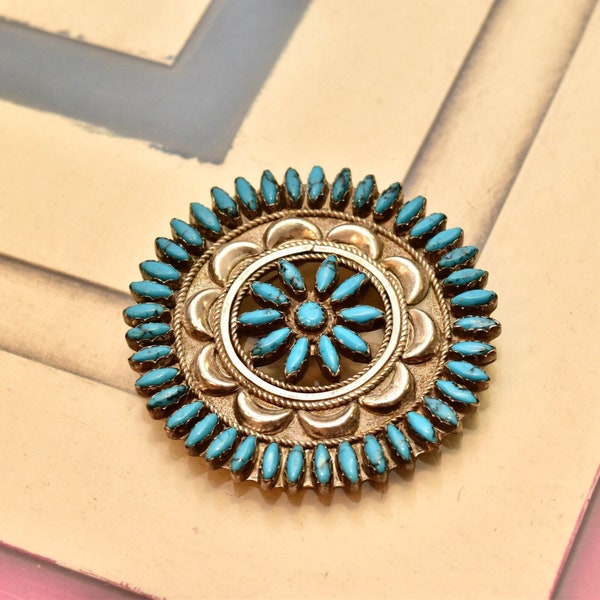 Turquoise Medallion - Etsy