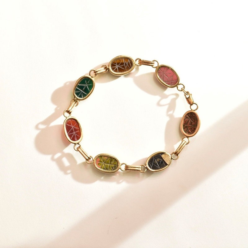 Scarab Bracelet - Etsy