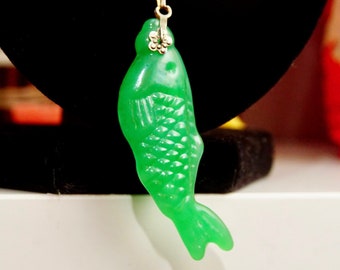 Jade Fish Pendant | Etsy