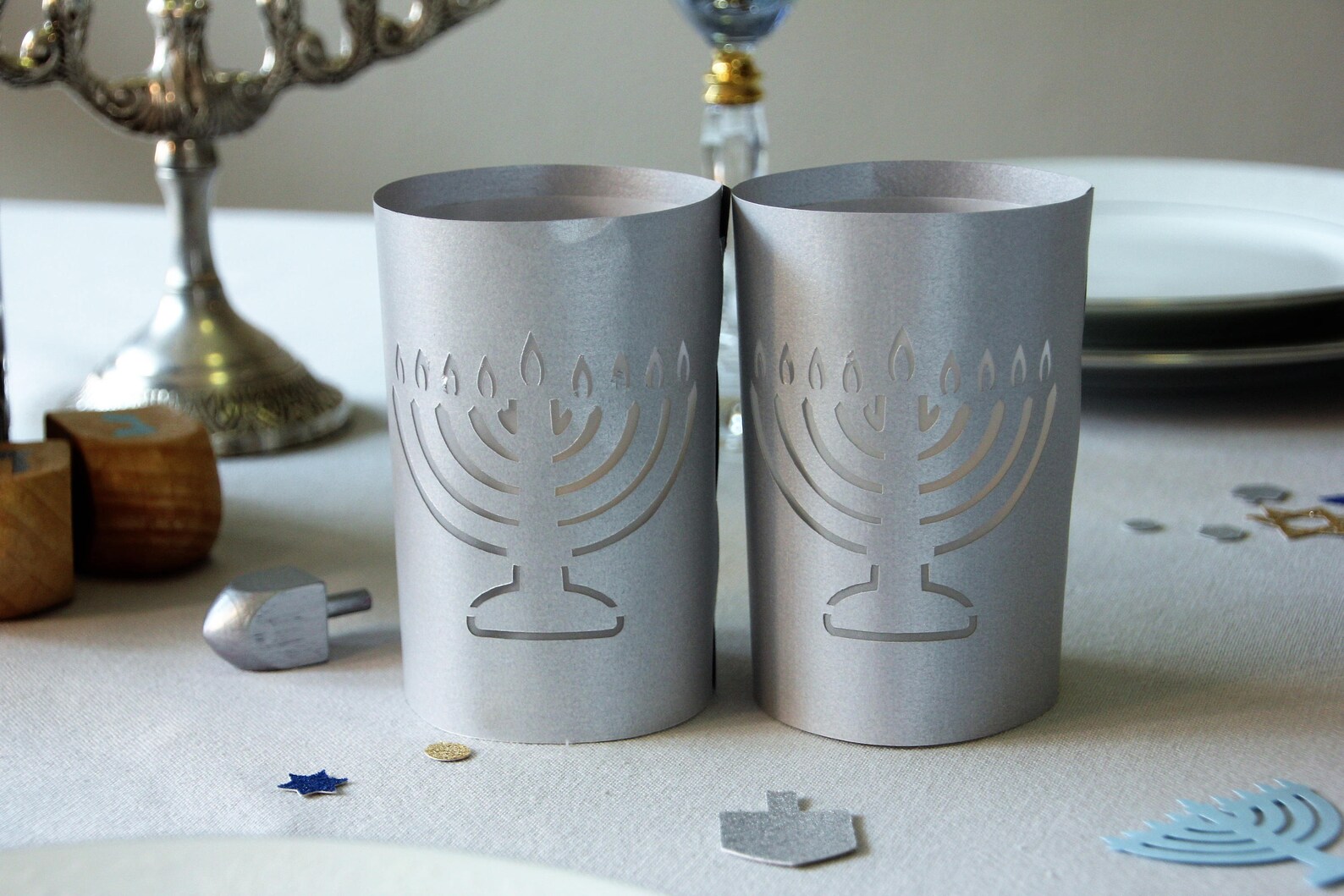 Hanukkah decoration Menora lantern A unique Jewish | Etsy