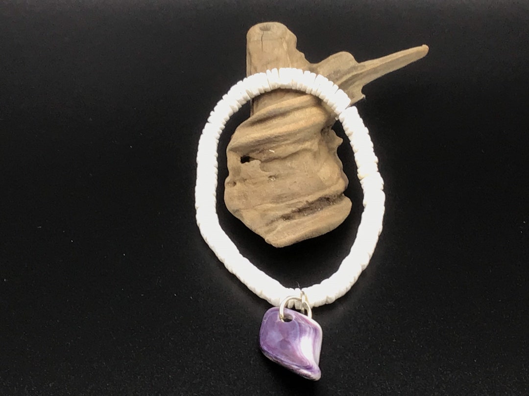 Pucca Shell and Wampum Bracelet - Etsy