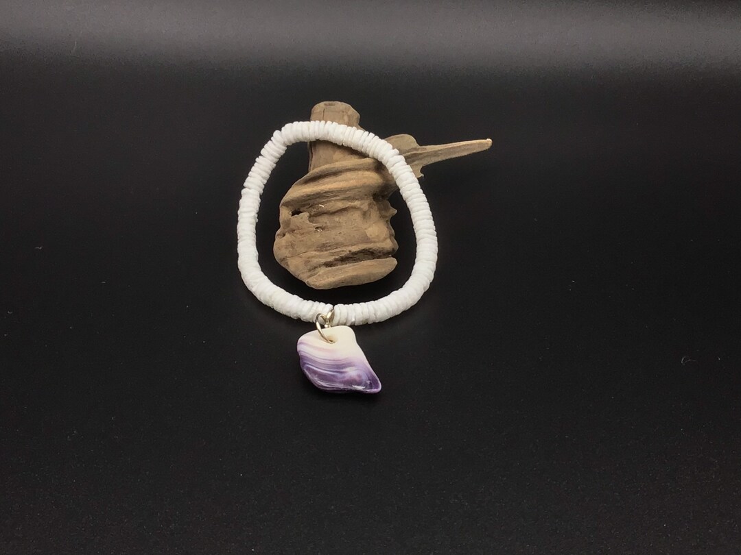 Pucca Shell and Wampum Bracelet - Etsy