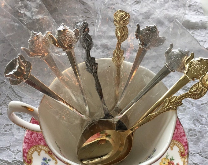 Demitasse Tea Spoons/tea Party Service Small Spoons/bridal - Etsy
