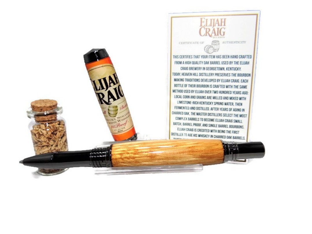 Elijah Craig Barrel Rollerball Fountain Pen - Etsy