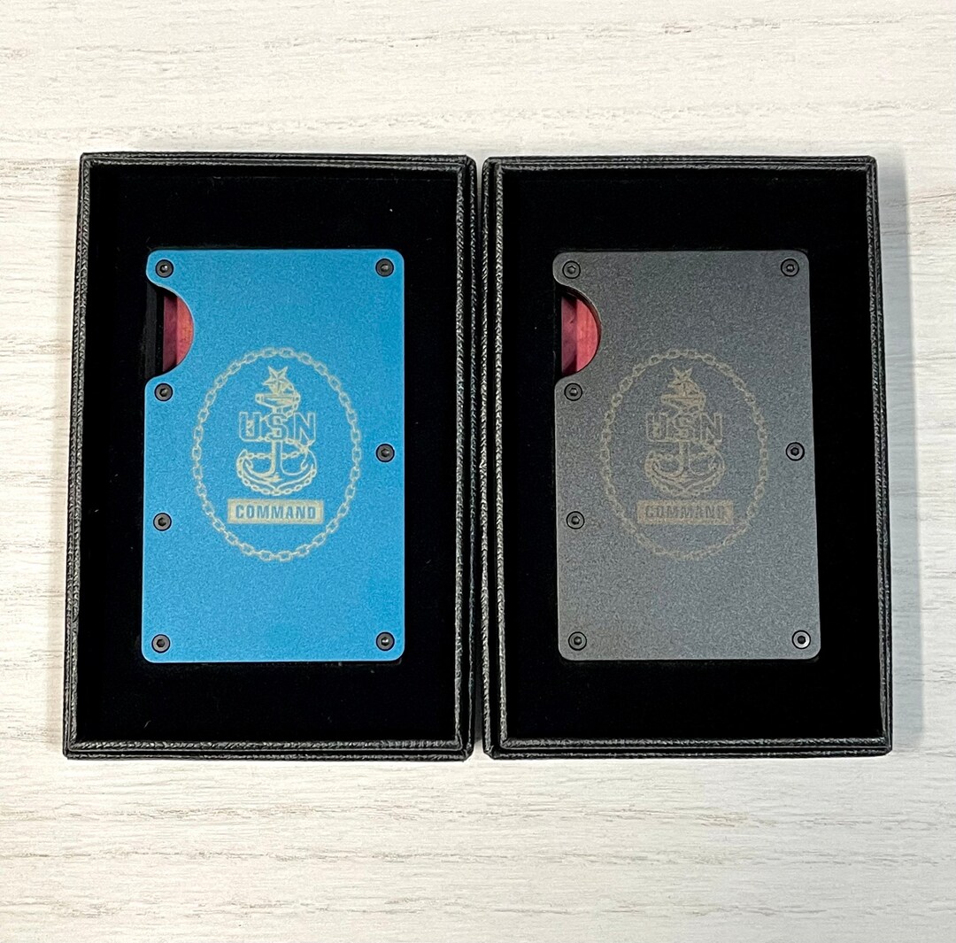 Navy Command Senior Chief Anchor Wallet - Etsy