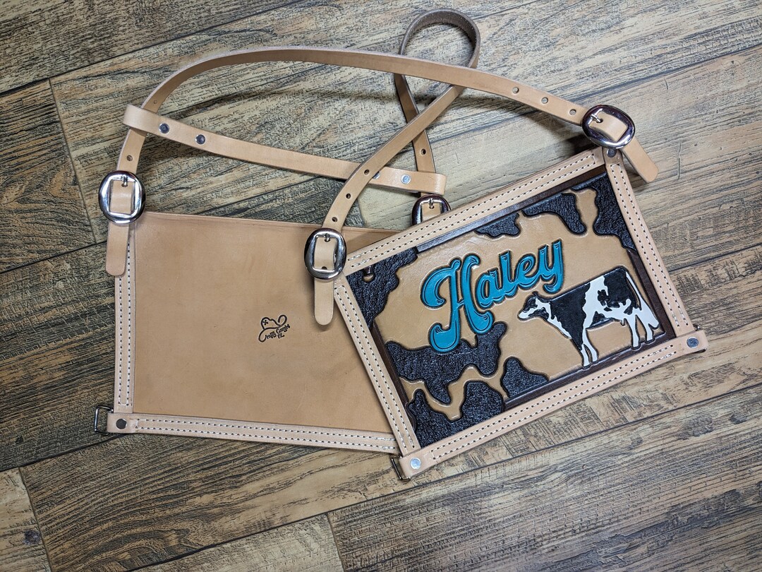 Show Number Harness Custom Made Tooled Leather - Etsy